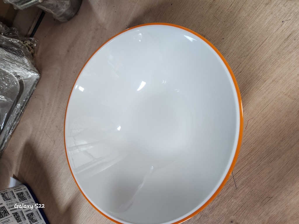 KG470 - Melamine Orange Bowl 22cm | OG Sale
