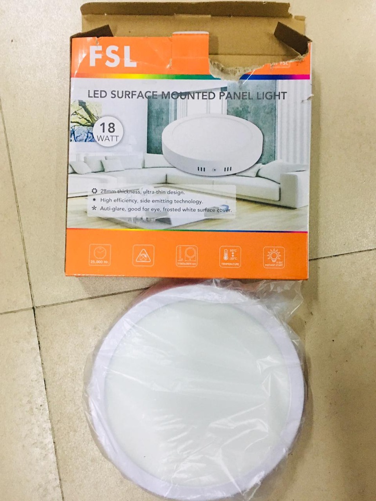KC00425 - FSL - LED SURFACE MOUNTED PANEL LIGHT 18W | OG Sale